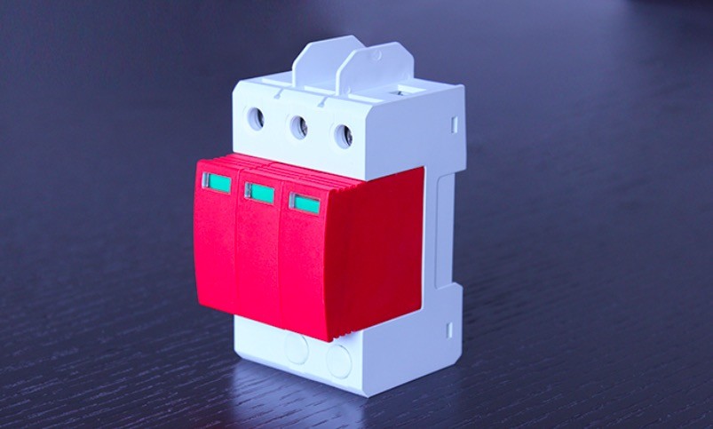 ROHS Approved Surge Protector Components , 3P Poles Ceramic Gas ...
