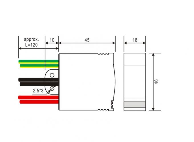 IP67 Waterproof Surge Protection Circuit For Led Lighting Low Clamping ...